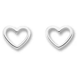 Paar Ohrhänger ONE ELEMENT "Herz Ohrringe Ohrstecker aus 925 Silber", silber, Ohrringe, Damen, Damen, Silber 925 (Sterlingsilber), Damen Silber Schmuck Herz