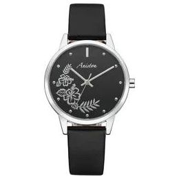 Quarzuhr, schwarz, ANISTON JEWELRY & WATCHES, Armbanduhren, Damen, Armbanduhr, Damenuhr, analog