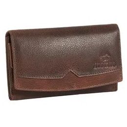 Geldbörse Mustang "La Spezia", braun, Leder, Kleinlederwaren, Wallet, Gelbörse, Purse, Money Purse