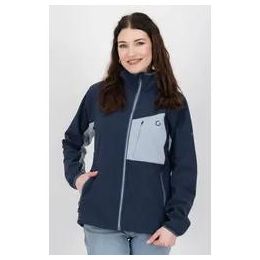 Softshelljacke LPO "PIARA WMN", Damen, Gr. 40/42 (M), blau (navy), 92% Polyester, 8% Elasthan, Jacken