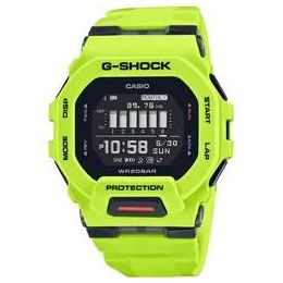 Smartwatch Casio G-SHOCK "GBD-200-1ER", grün (neongrün), Smartwatches, Smartwatch, Armbanduhr, Herren,Bluetooth,Schrittzähler,bis 20bar wasserd.,digital