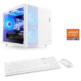 CSL PC "Cube V24220", wei&szlig;, Microsoft Windows 11 Home (64 Bit), 32 GB RAM 1.000 GB SSD, Desktop-PCs, PC