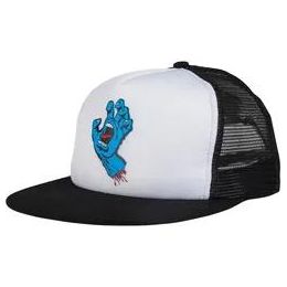 Baseball Cap Santa Cruz "CLASSIC HAND MESH BACK", Herren, schwarz-wei&szlig; (wei&szlig;, schwarz), Obermaterial: 50% Baumwolle, 50% Polyester, Caps