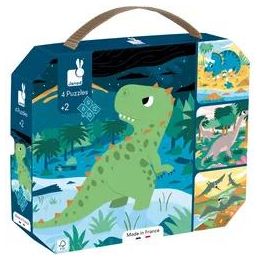 Puzzle Janod "Dinosauerier", bunt, Puzzles, Kinder, FSC - schützt Wald