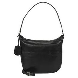 Umhängetasche Burkely "Burkely Taschen Stretch", Damen, Gr. onesize, schwarz, Textil, Taschen