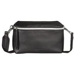 Bauchtasche Tom Tailor "Orla", Damen, Gr. B/H/T: 24cm x 15cm x 7,5cm, schwarz, Polyurethan, Taschen, aus weich genarbtem Kunstleder mit perfekt passendem Gurt