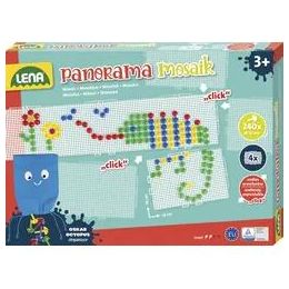 Kreativset LENA "Mosaik Set Panorama XL transparent", bunt, Kreativsets, Kinder, Kunststoff, Made in Europe