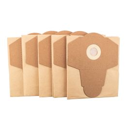 Scheppach Papier Vacuumbeutel 20 l 5er-Pack für Trockensaugen, hohe Filtration, nicht waschbar