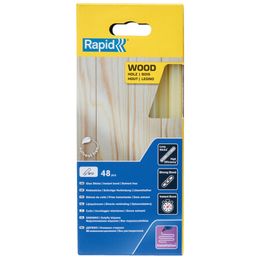 Rapid Klebestick f&uuml;r Holz gelb &Oslash; 12 x 190 mm 48 St&uuml;ck