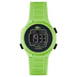 Chronograph Lacoste "LC33", hellgrün, Armbanduhren, Kinder, Quarzuhr, Armbanduhr, Silikonarmband, digital, Stoppfunktion
