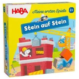 Spiel Haba "Meine ersten Spiele - Stein auf Stein", bunt, Spiele, Kinder, Holz, Papier, Pappe