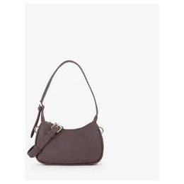 Hobo Valentino BAGS "SAMBA RE", Damen, Gr. B/H/T: 21cm x 12cm x 7cm, moro, Lederimitat, Taschen, Henkeltasche Schultertasche