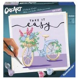 Malen nach Zahlen Ravensburger "CreArt, Take it easy", bunt, Malvorlagen, KinderB:20cm H:20cm, Made in Europe, B:20cm H:20cm