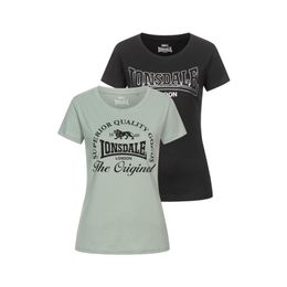 Lonsdale Frauen T-Shirt Doppelpack ROWRAH