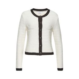 Lascana Strickjacke Damen Gr&ouml;&szlig;e M creme / schwarz