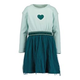 Blue Seven Kleid Mädchen Größe 104 petrol / mint / schwarz / weiß