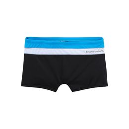 Bruno Banani Boxer-Badehose Herren Gr&ouml;&szlig;e M blau / schwarz / wei&szlig;