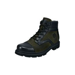 Bugatti Schn&uuml;rboots Herren Gr&ouml;&szlig;e 44 khaki / schwarz