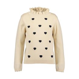 Blue Seven Pullover M&auml;dchen Gr&ouml;&szlig;e 92 beige / schwarz