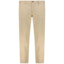 Große Größen Redpoint Superstretch-Chinos "Hamilton", Tapered Fit, bügelfrei Farbe beige Größe: 48/34