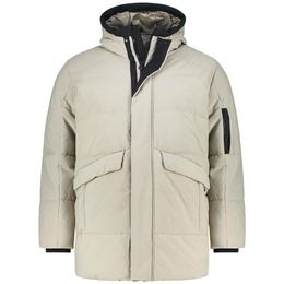 Große Größen s.Oliver Parka, wasserabweisend Farbe kitt Größe: 4XL