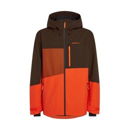 O`Neill O'neill Sportjacke 'Fwc'cruz Triple Snow' Herren Gr&ouml;&szlig;e M schoko / hummer / dunkelorange