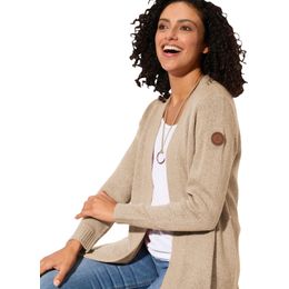 WITT Damen Strickjacke in pflegeleichter Qualit&auml;t, sand, Gr&ouml;&szlig;e 54