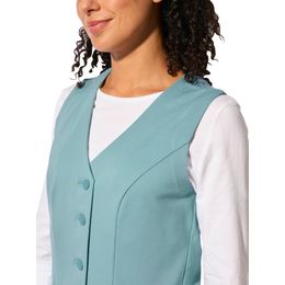 WITT Damen Anzugweste in Interlock-Qualit&auml;t, ozean, Gr&ouml;&szlig;e 40