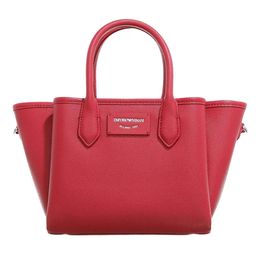Emporio Armani Shopper & Totes - Shopping M-L Bufalo Verniciato - Shopping M-L Bufa - Gr. unisize - in Rot - f&uuml;r Damen