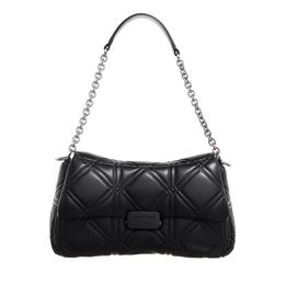 Emporio Armani Crossbody Bags - Camera Case Con Catena Simil Nappa Goffrata - Came - Gr. unisize - in Schwarz - f&uuml;r Damen