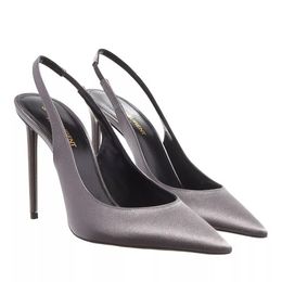 SAINT LAURENT Pumps & High Heels - Zoe Slingback Pumps - Gr. 39 (EU) - in Grau - f&uuml;r Damen