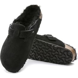 Birkenstock Loafer - 'Boston' Sabots - Gr. 41 (EU) - in Schwarz - f&uuml;r Damen