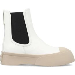 Marni Stiefel - CHELSEA BOOTS - Gr. 38 (EU) - in Wei&szlig; - f&uuml;r Damen