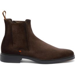 Santoni Stiefel - 'Easy' Capsule Ankle Boots - Gr. 9 - in Braun - für Damen