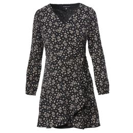 Koroshi Kleid Damen Gr&ouml;&szlig;e 42 schwarz / wei&szlig; Sommerkleid