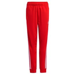 adidas originals Hose 'Adicolor Sst' Jungen Gr&ouml;&szlig;e 152 rot / wei&szlig;