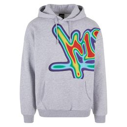K1x Sweatshirt Herren Gr&ouml;&szlig;e XL aqua / graumeliert / dunkellila / rot