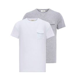 Anou Anou Shirt Herren Gr&ouml;&szlig;e XXXL graumeliert / wei&szlig;
