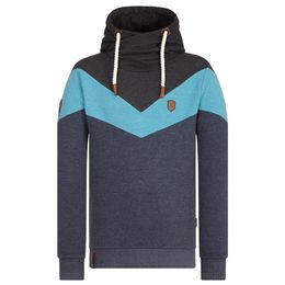 Naketano Sweatshirt Herren Gr&ouml;&szlig;e XL aqua / blaumeliert
