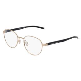 Porsche Design 8746 Brille Unisex | Fassung: Vollrand, Rund, Gold Schwarz