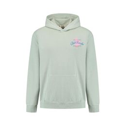 Shiwi Sweatshirt 'Zac Paradise' Herren Gr&ouml;&szlig;e XL blau / mint / rosa / schwarz