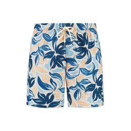 Shiwi Badeshorts 'Mike' Herren Gr&ouml;&szlig;e L navy / hellblau / curry / wei&szlig;