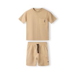 MINOTI Set Jungen Gr&ouml;&szlig;e 110/116 beige