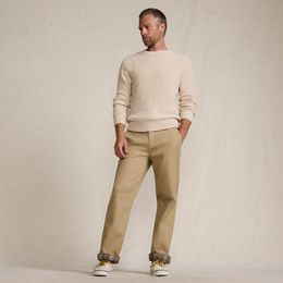 LANDS' END Gefütterte Chino, Herren,  Beige, Elasthan/Baumwoll-Mischung, by Lands' End