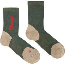 NNormal Merino Socks Bekleidung Unisex gr&uuml;n