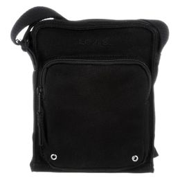 Levi's Umhängetasche LEVI'S "SMALL NS ZIP CROSSBODY", Damen, Gr. B/H/T: 15cm x 20cm x 4cm, schwarz (regular schwarz), Baumwolle, Taschen