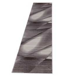 Teppich Ayyildiz Teppiche "MIAMI 6590", braun, B:80cm H:12mm L:300cm, Polypropylen, Teppiche, Läufer, strapazierfähig / pflegeleicht/ Kurzflorteppich