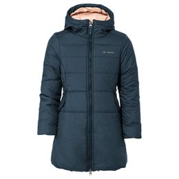 Outdoorjacke Vaude "KIDS GREENFINCH COAT GIRLS III", Kinder, Gr. 122/128, schwarz sea, ros, Obermaterial: 100% Polyester. Futter: 100% Polyacryl. Wattierung: 100% Polyester, normal, Jacken