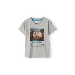 MINOTI T-Shirt Jungen Gr&ouml;&szlig;e 128/134 royalblau / grau / orange / schwarz