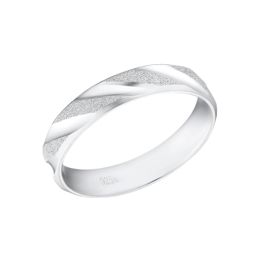 Fingerring Amor "Twisted Elegant" Gr. 60, silber (silberfarben), Fingerringe, Damen, 60, Silber 925 (Sterlingsilber), 4mm